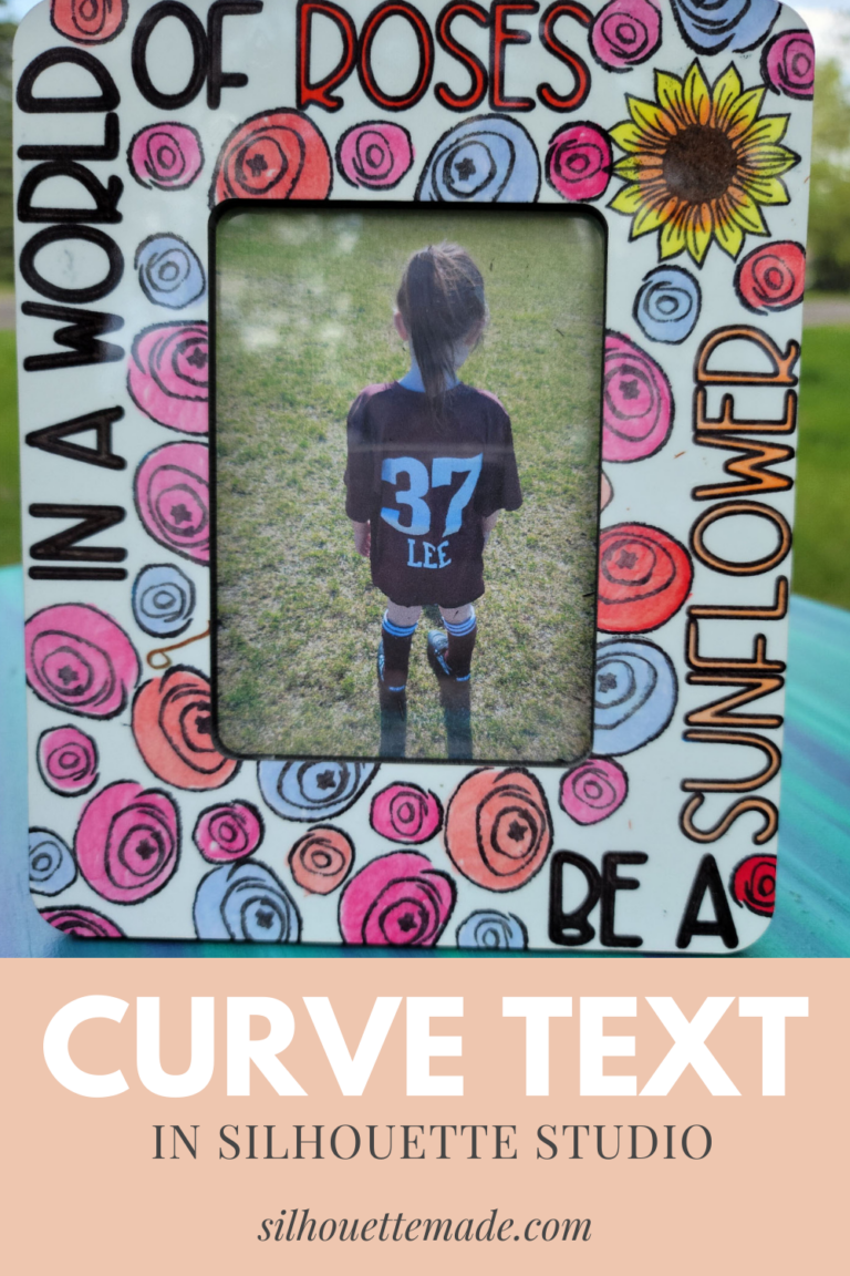 Curving Text in Silhouette Studio - Sarah's Create Studio